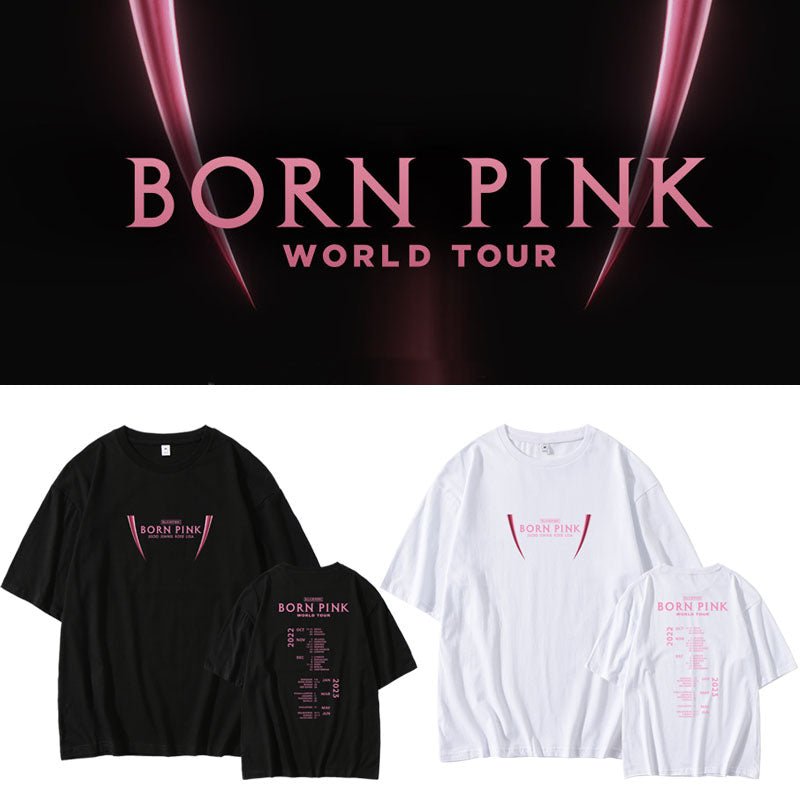 Blackpink Born Pink Concert Tour T-Shirt | IDOL LOOKBOOK