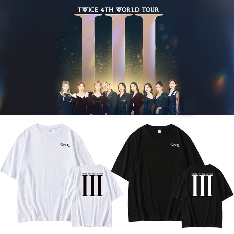 Twice 4th World Tour III Concert T-Shirt | IDOL LOOKBOOK