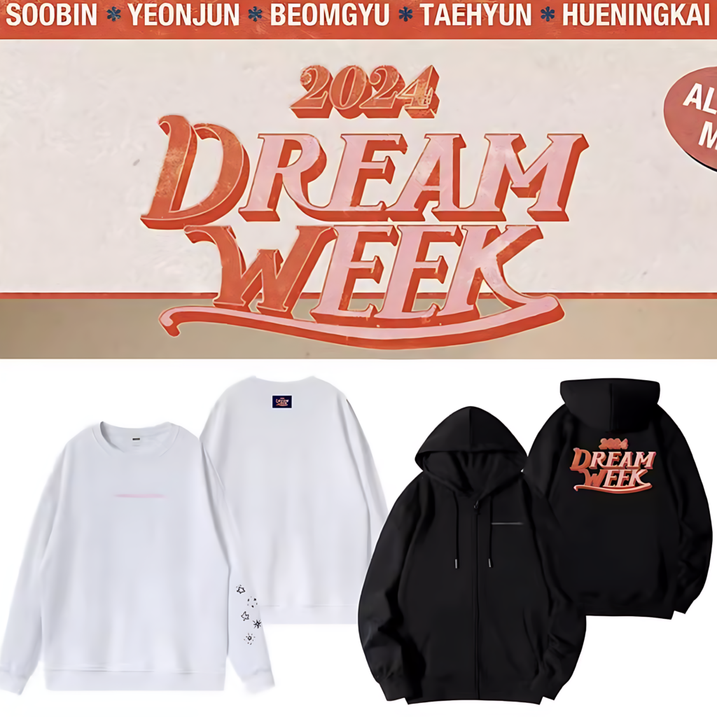 TXT 2024 Dream Week Concert Crewneck Hoodie | IDOL LOOKBOOK