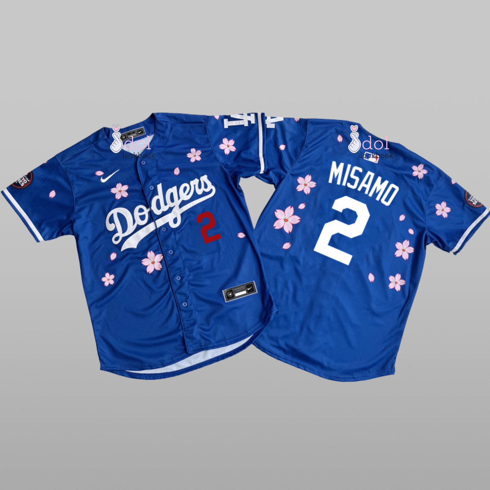 Twice LA Tokyo Series Baseball Jersey // Blue | IDOL LOOKBOOK